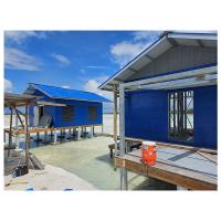 China Wind Resistance Prefab Light Steel Villa 5 Bedrooms 100x3.0 Steel Column for sale