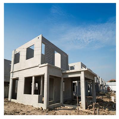 China Light Steel Prefabricated House 2 Storey Villa Easy Assemble 100x3.0mm Column for sale