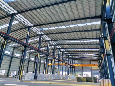 China Customized Prefabricated Steel Workshop Building H-Section Beam 50 Year Lifespan for sale