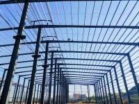China Customized Prefabricated Steel Workshop Building H-Section Beam 50 Year Lifespan for sale