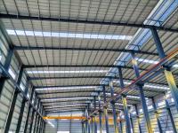 China Customized Prefabricated Steel Workshop Building H-Section Beam 50 Year Lifespan for sale