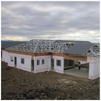 China Prefabricated Light Steel Villa House with 75mm EPS Sandwich Panel and Thermal Insulation for sale