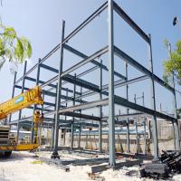 China Customizable Steel Workshop Building with Painted Surface and C-Section Steel Purlin for sale