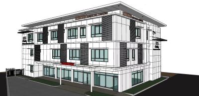 China Sound Insulation Light Steel Gauge House Multi Storey Villa with 75mm EPS Wall Panel for Hospital for sale