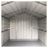 China Prefabricated Steel Structure Warehouse Building Prefab Garages 20m Span Custom for sale