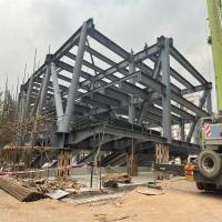 China Prefabricated Steel Structures For Steel Structure Showroom for sale