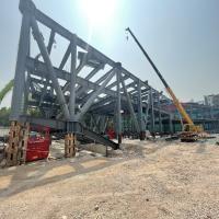 China Prefabricated Steel Structures For Steel Structure Showroom for sale
