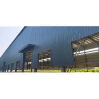 China Prefabricated Steel Structure Building with Sandwich Panel Cladding for Industrial Warehouse for sale