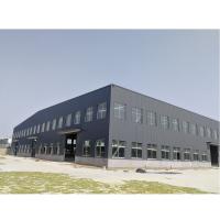 China Prefabricated Steel Structure Building with Sandwich Panel Cladding for Industrial Warehouse for sale