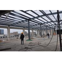 China Prefabricated Steel Structure Building with Sandwich Panel Cladding for Industrial Warehouse for sale