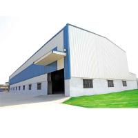 China Prefabricated Steel Structure Building with Sandwich Panel Cladding for Industrial Warehouse for sale
