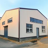 China Customized Light Steel Structure Building Q235 Q345 50 Year Life Span EPS Glass Wool Rock Wool PU Insulation for sale