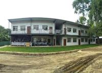 China Rock Wool Sandwich Panel Light Steel Structure Building For School High Flexibility for sale