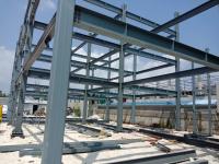 China Seven Story Steel Structure Frame Building Q235B Steel Column 50 Year Service Life for sale