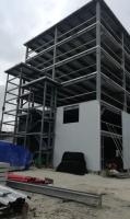 China Seven Story Steel Structure Frame Building Q235B Steel Column 50 Year Service Life for sale