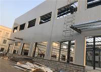 China Prefab Steel Workshop Building with Sandwich Panel Walls Q345 Steel 10mm for sale