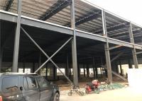 China Prefab Steel Workshop Building with Sandwich Panel Walls Q345 Steel 10mm for sale