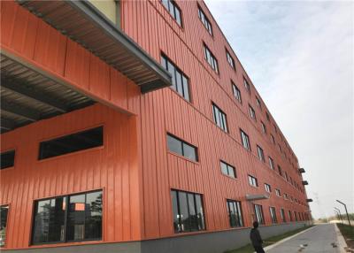 China Pre Engineered H Beam Multi Storey Steel Workshop Building Q345 8mm Labor Saving Construction for sale