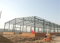 China Industrial Steel Construction Prefab Warehouse Building Q235 Q345 20m Span for sale