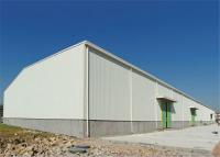 China Light Steel Frame Steel Structure Warehouse Building 50 Year Service Life PVC Windows for sale