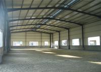 China Prefabricated Steel Structure Warehouse Insulated Flexible Design 20m Span Q345 for sale