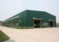 China Pre Engineered Steel Workshop Building 3D Design Wind Resistant Non Combustible Q345 for sale
