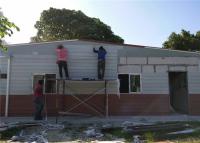 China Light Steel Structure Prefab House Two Bedroom 100x3.0mm Steel Column Modern Design for sale