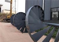 China Exterior Metal Step Light Steel Frame Construction Spiral Staircase Easy Assemblying for sale