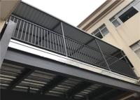 China Floor Deck Light Steel Frame Construction Prefab Pedestrian Bridge Between Two Buildings for sale
