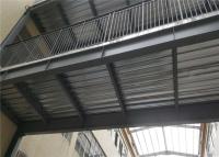 China Floor Deck Light Steel Frame Construction Prefab Pedestrian Bridge Between Two Buildings for sale
