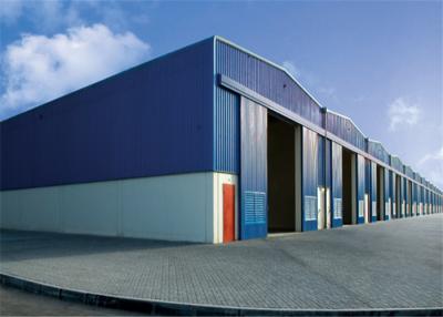 China Non Combustible Steel Frame Storage Building 50mm to 150mm Thickness Prefabricated Design for sale