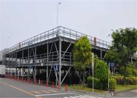 China Prefabricated Two Storey Light Steel Parking Lot Structure 20m Span Customizable for sale
