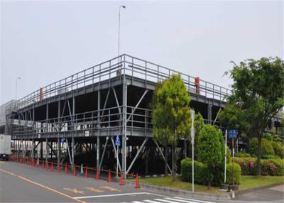 China Prefabricated Two Storey Light Steel Parking Lot Structure 20m Span Customizable for sale