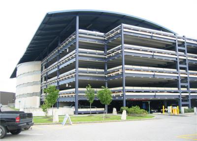 China Prefabricated H Steel Frame Car Parking Shade Structure 80m Span Residential Covered Parking for sale