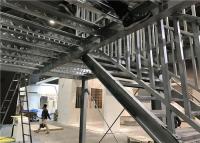 China Lightweight Galvanized Steel Structure Platform for Exhibition Halls 200x100mm for sale