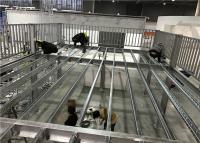 China Lightweight Galvanized Steel Structure Platform for Exhibition Halls 200x100mm for sale