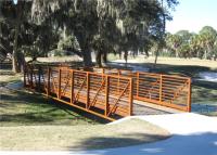 China Fast Assembled Prefabricated Steel Pedestrian Bridge 30m Span for Walkway for sale