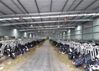 China Galvanized Steel Farm Shed Structure Durable Agricultural Building 150x100mm Column for sale