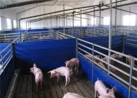 China Agricultural Steel Farm Sheds Cattle Pig Shelter 100-150 km/h Wind Load Width 8-15m for sale