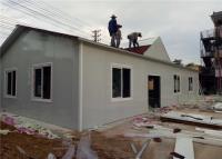 China EPS Sandwich Panel Prefab Steel House with PVC Cladding 75mm Wall Panel for School for sale