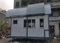 China Prefab Light Steel Frame Mobile Home With Arched EPS Sandwich Panel Roof for sale