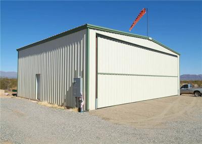 China Q235 Q345 Low Carbon Steel Structure Hangar Hot Dipped Galvanized 50 Year Service Life for sale