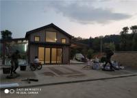 China Luxury Prefab Steel House 100x80mm Frame Easy Install Village Home Customizable for sale