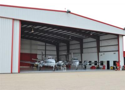 China Custom Steel Space Frame Hangar Building 50m Span Aircraft Maintenance Structure for sale