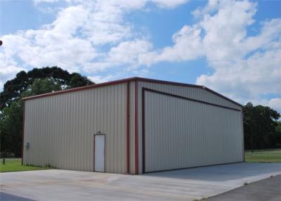China Lightweight Steel Aircraft Hangar Building 30m Span Eco Friendly Design for sale