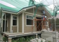 China Cement Board Wall Prefab Steel House With Bottom Base Customized Size for sale