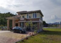 China Contemporary Villa Type Prefab Steel House 75mm Cement Board Wall Long Life Span for sale