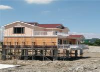 China Prefab Steel House With Asphalt Shingle Tile for sale