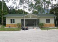 China Single Floor Steel Frame Prefabricated House 75mm EPS Sandwich Panel Modern Prefab Home for sale