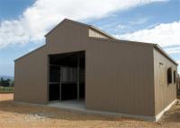 China Agricultural Greenhouse Metal Barn Construction Prefab Pole Barn Kits Custom Size 100 sqm for sale